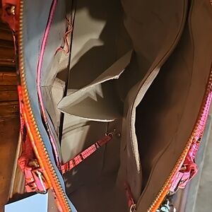 Brahmin | Bags | Brahmin Large Duxbury Hot Pink Feline Ombre Zebra ...